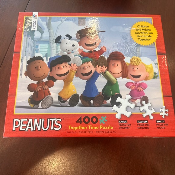 ceaco | Games | Peanuts Together Time Puzzle 40 Pieces Snoopy And Gang ...